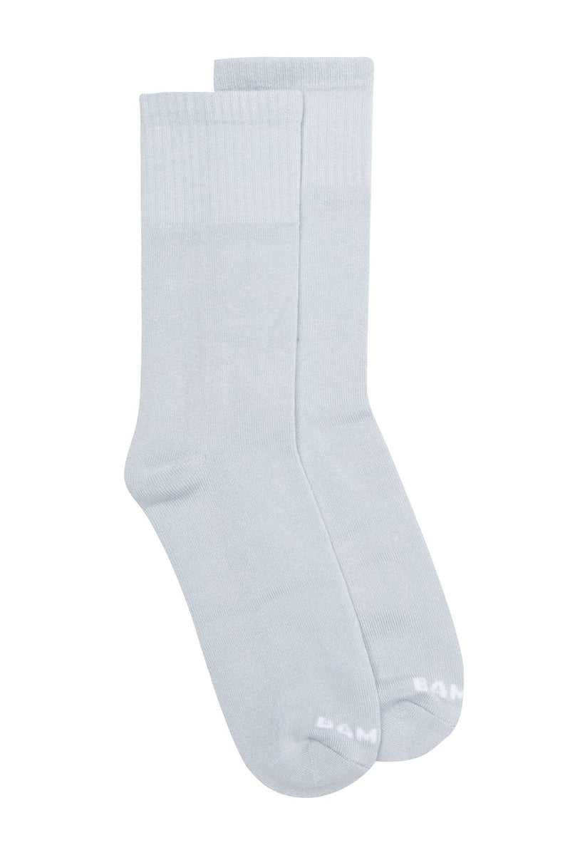 Unisex Grey Crew Socks – Bamboo Underwear